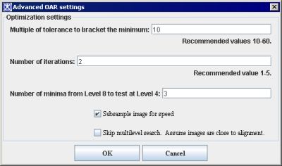 Optimized automatic registration 3D